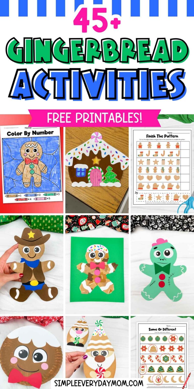 45+ Cute Gingerbread Man Activities For Kids