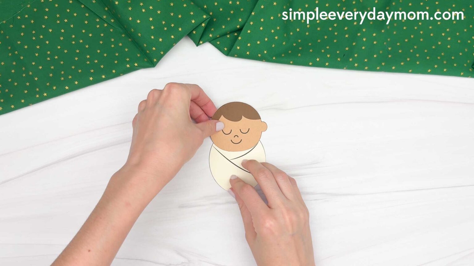 Baby Jesus Craft for Kids [Free Printable Template]