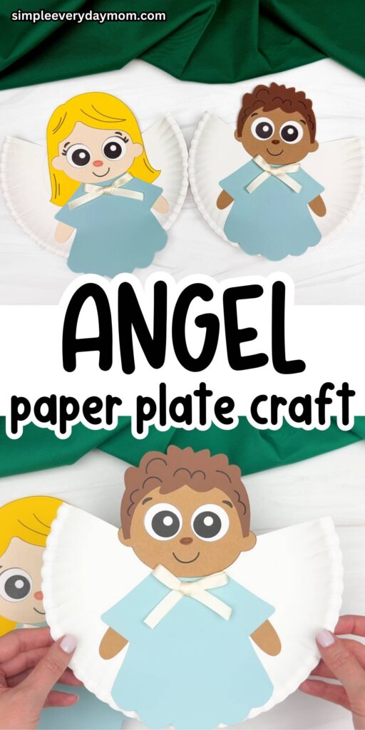 Paper Plate Angel Craft for Kids [Free PDF Template]