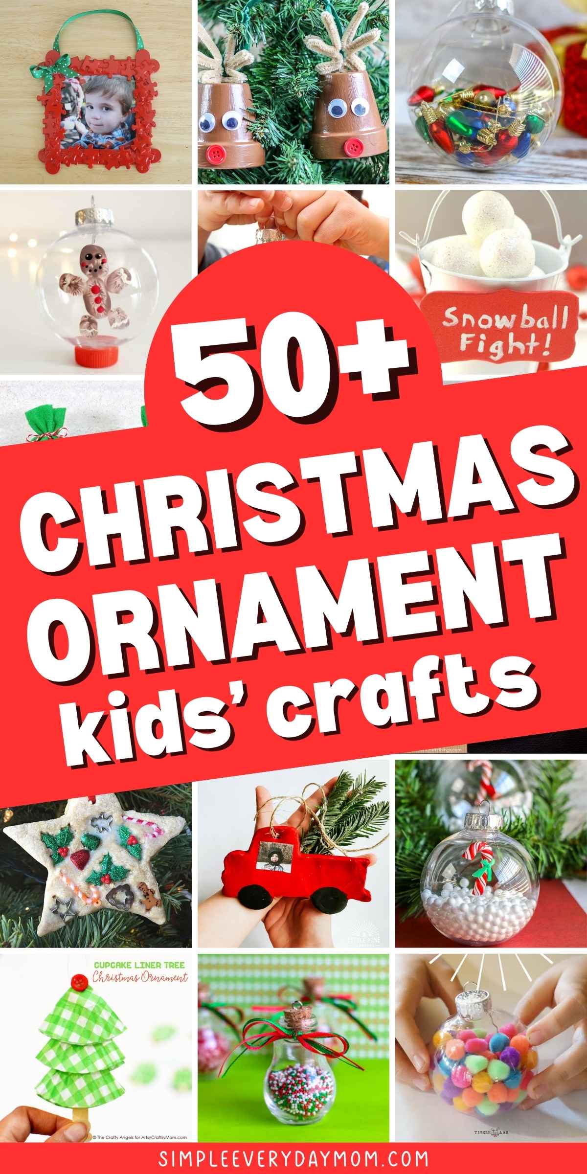 50 Christmas Ornament Crafts for Kids That Make the Tree Extra Special