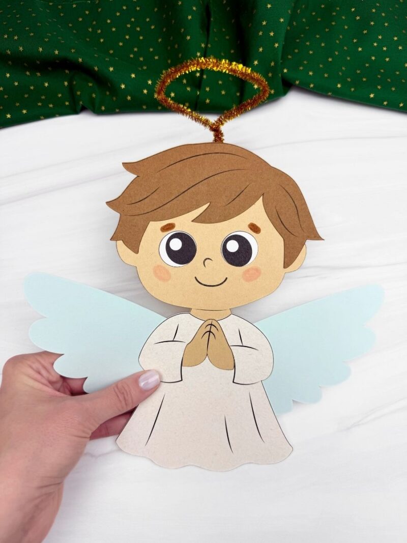 Cutest Angel Craft for Kids [Free Printable Template]