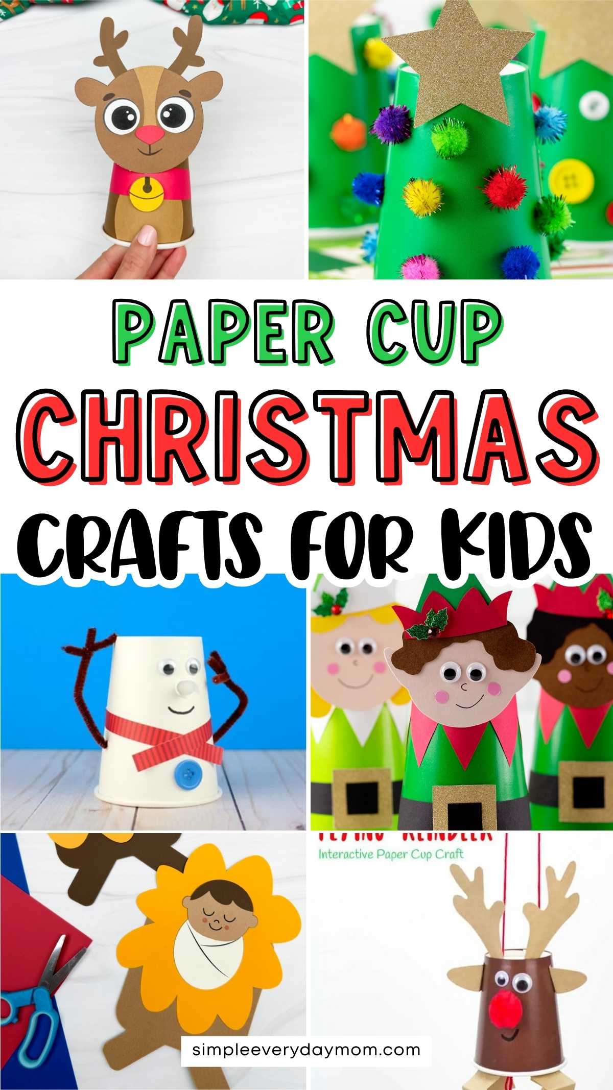 15 Paper Cup Christmas Crafts Kids Will Love Making
