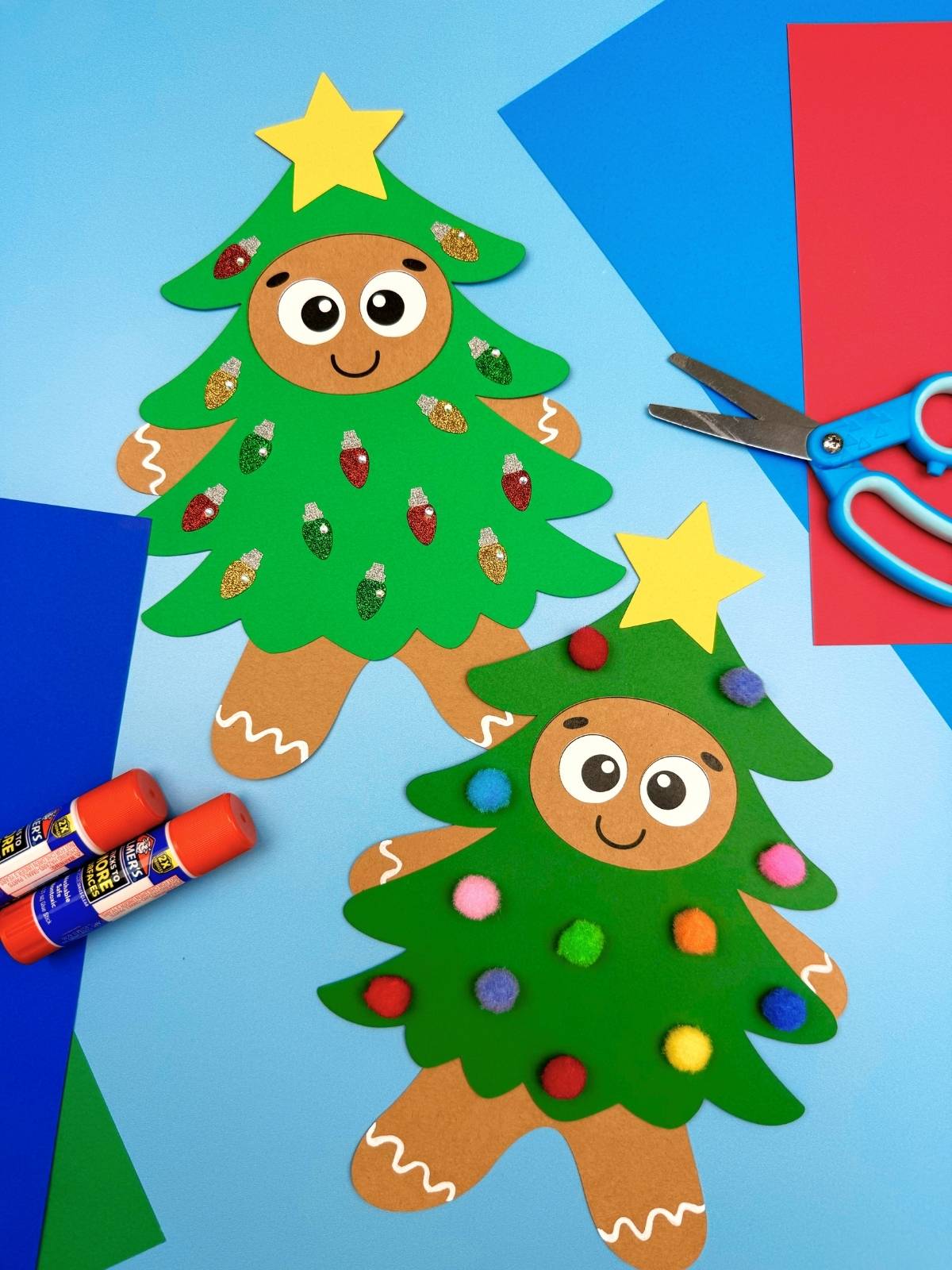 Christmas Tree Gingerbread Man Disguise for Kids [Free PDF Template]