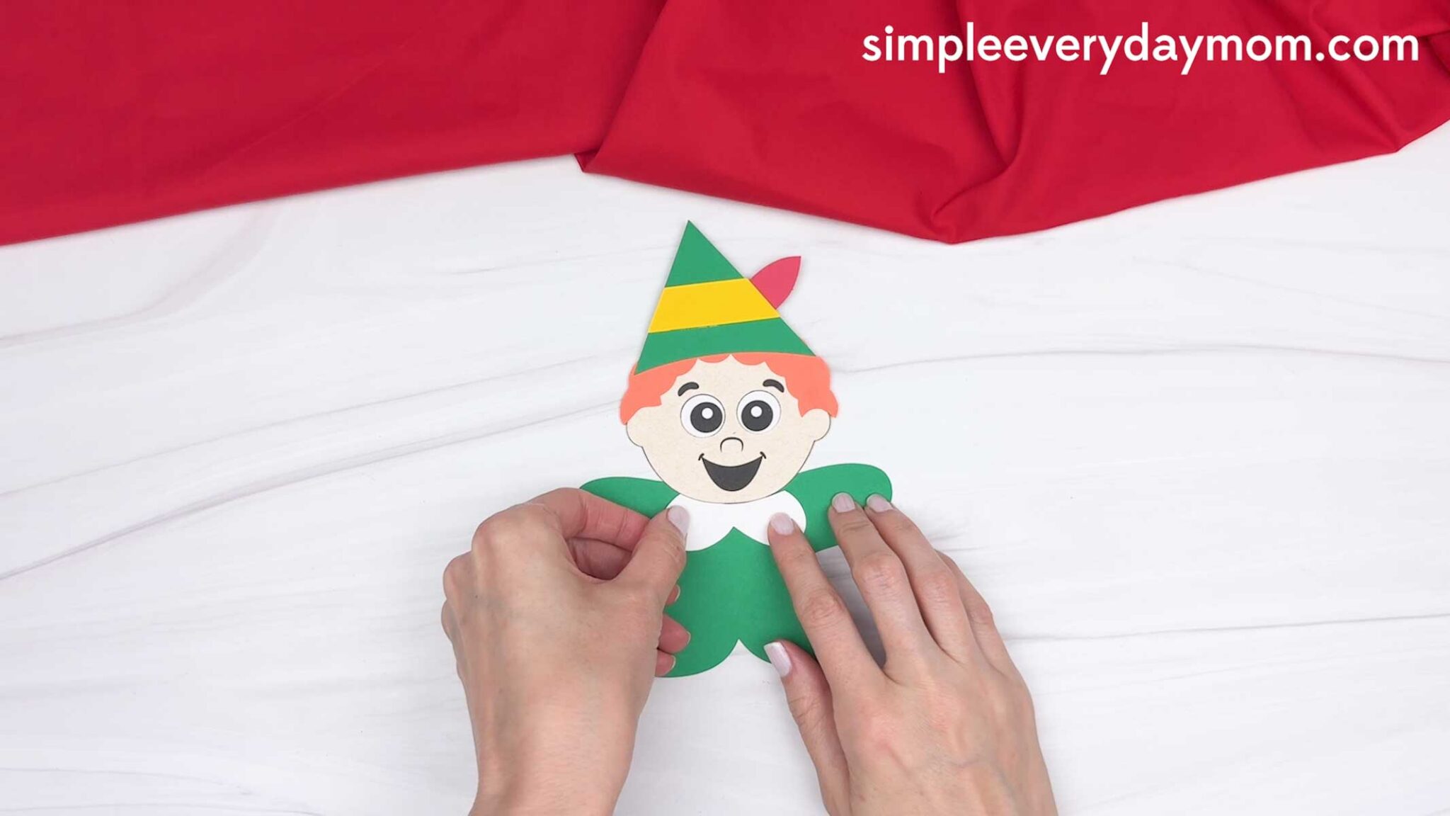 Buddy the Elf Gingerbread Man Craft for Kids [Free PDF Template]