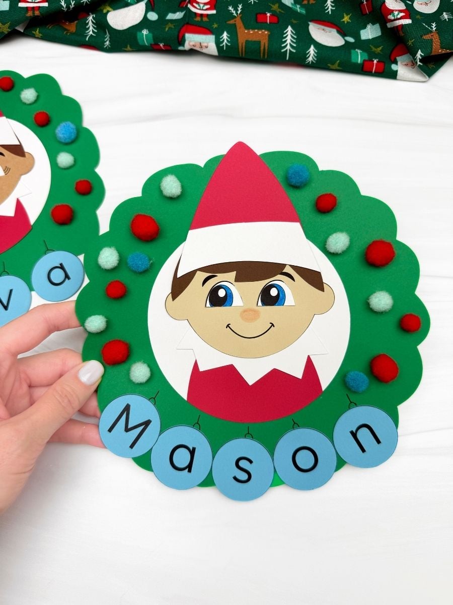 Elf on the Shelf Name Craft for Kids [Free PDF Template]