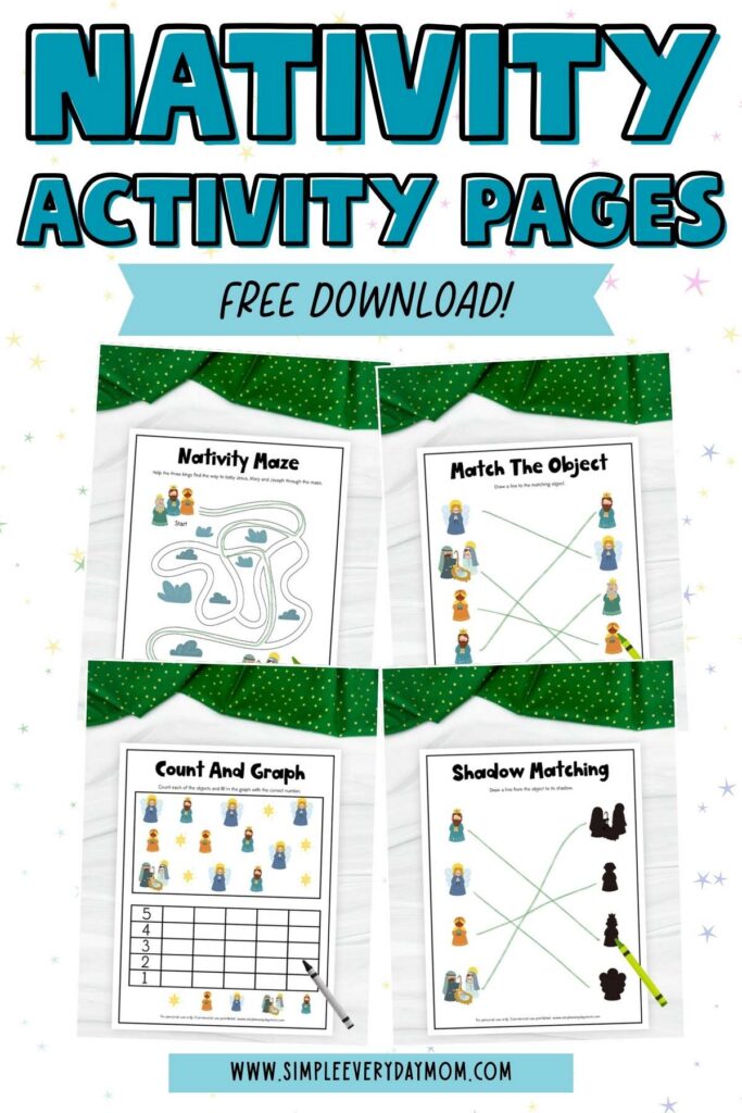 Free Printable Christmas Nativity Activity Pages