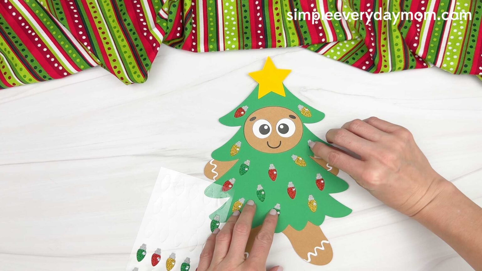 Christmas Tree Gingerbread Man Disguise for Kids [Free PDF Template]
