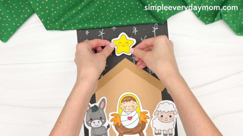 Baby Jesus In A Manger Craft for Kids [Free PDF Template]