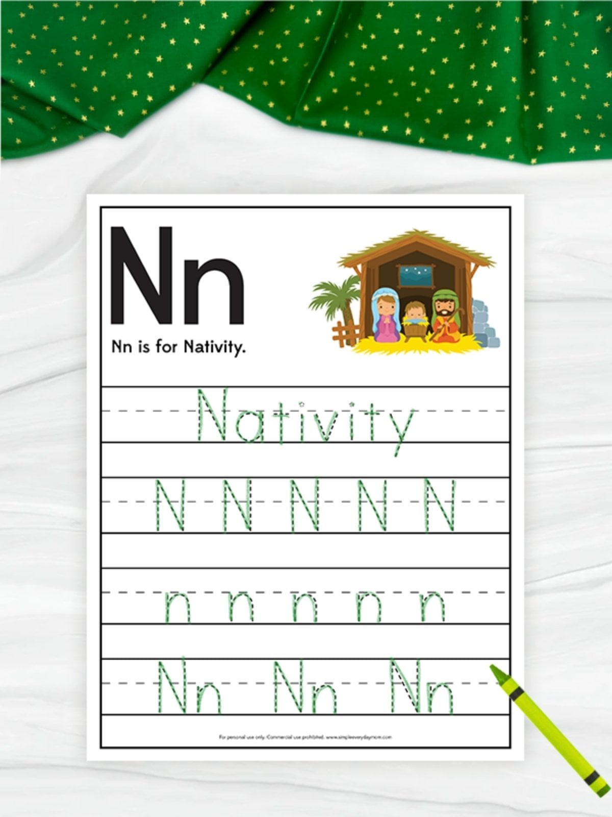 Free Printable Christmas Nativity Worksheets
