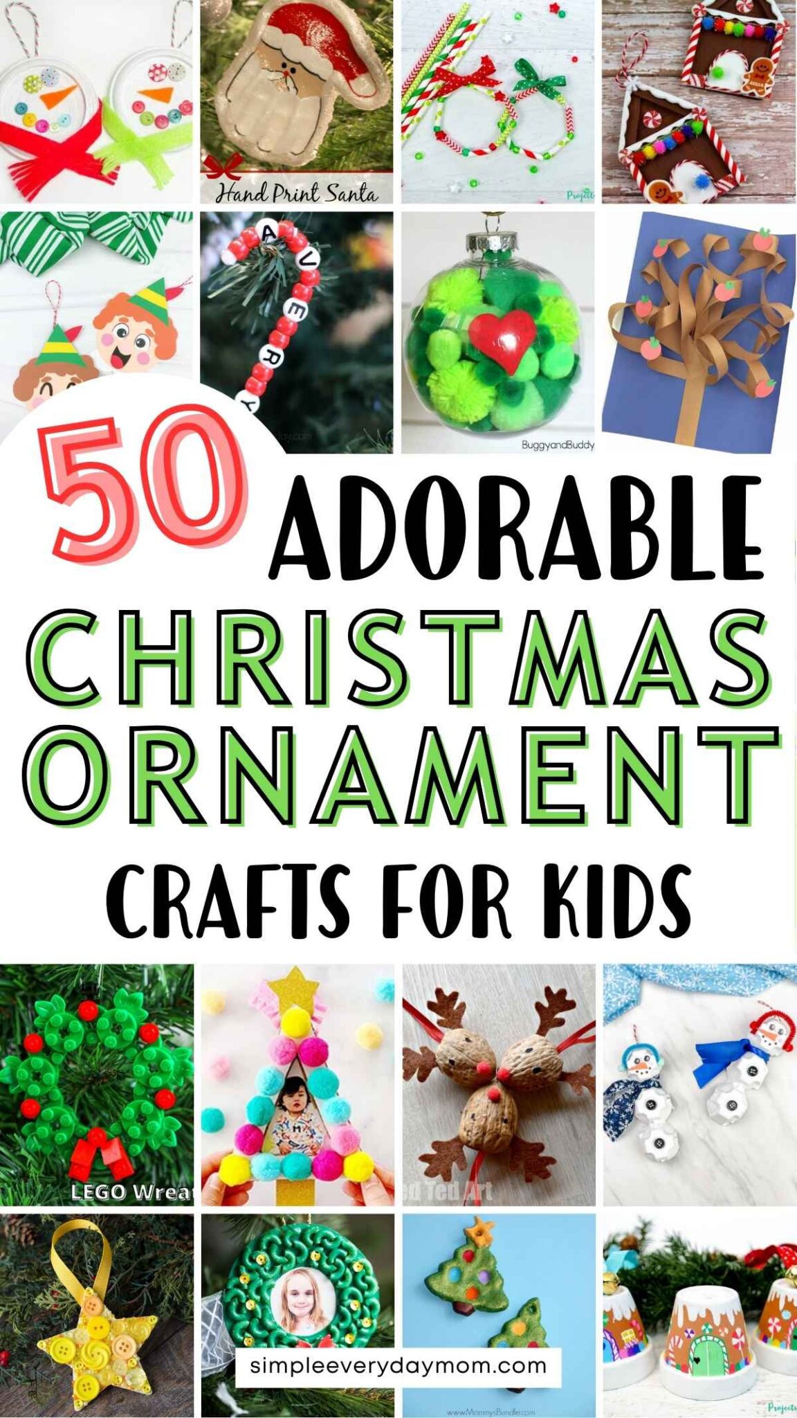 50 Christmas Ornament Crafts for Kids That Make the Tree Extra Special