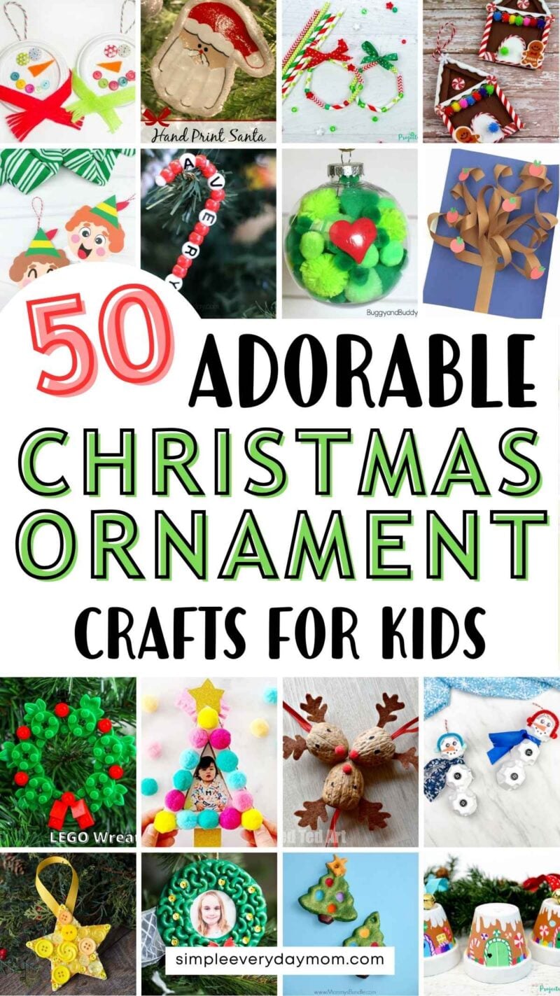 50 Christmas Ornament Crafts for Kids That Make the Tree Extra Special