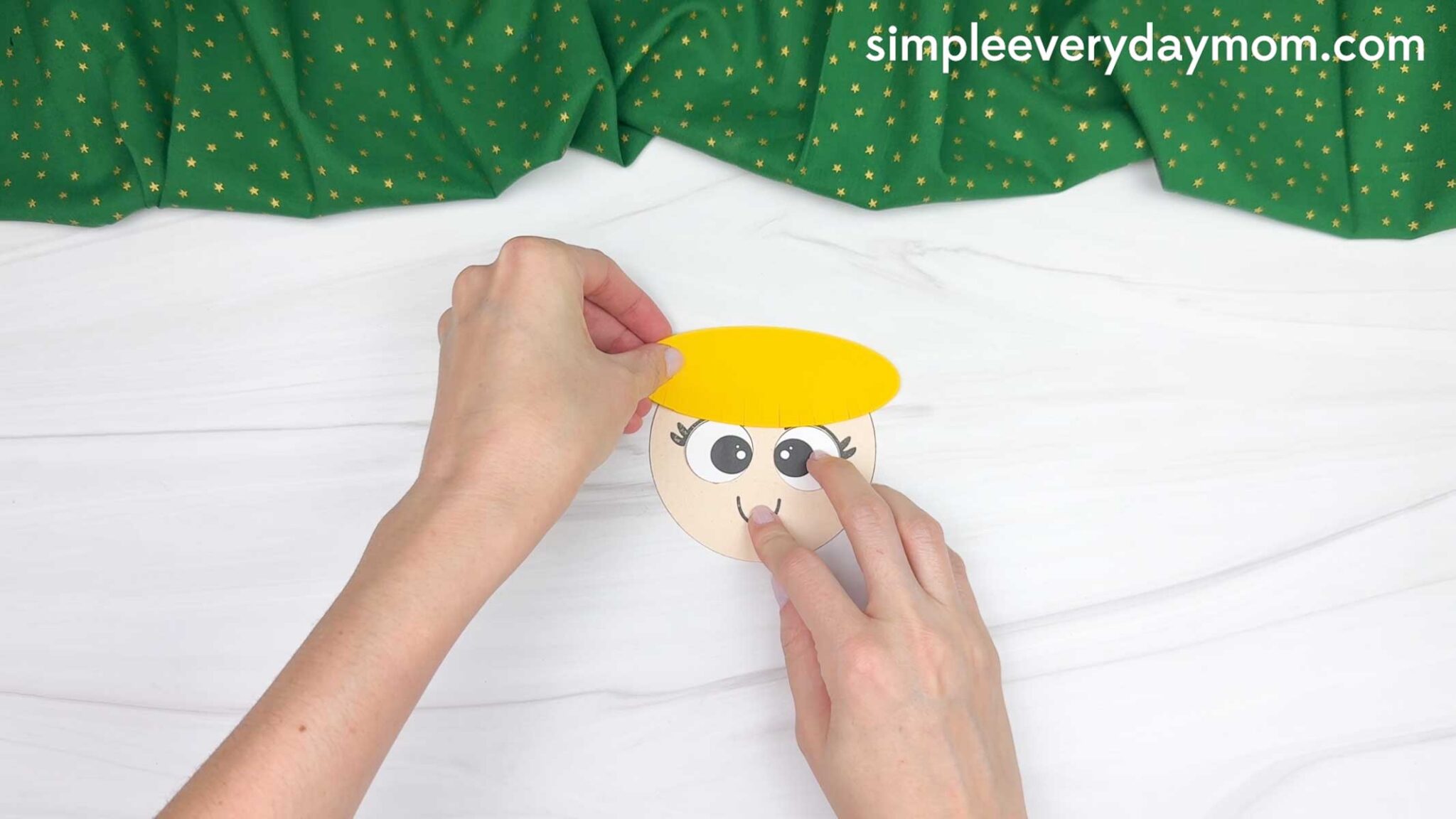 Angel Shape Craft for Kids [Free Printable Template]