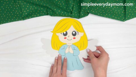 Cutest Angel Craft for Kids [Free Printable Template]