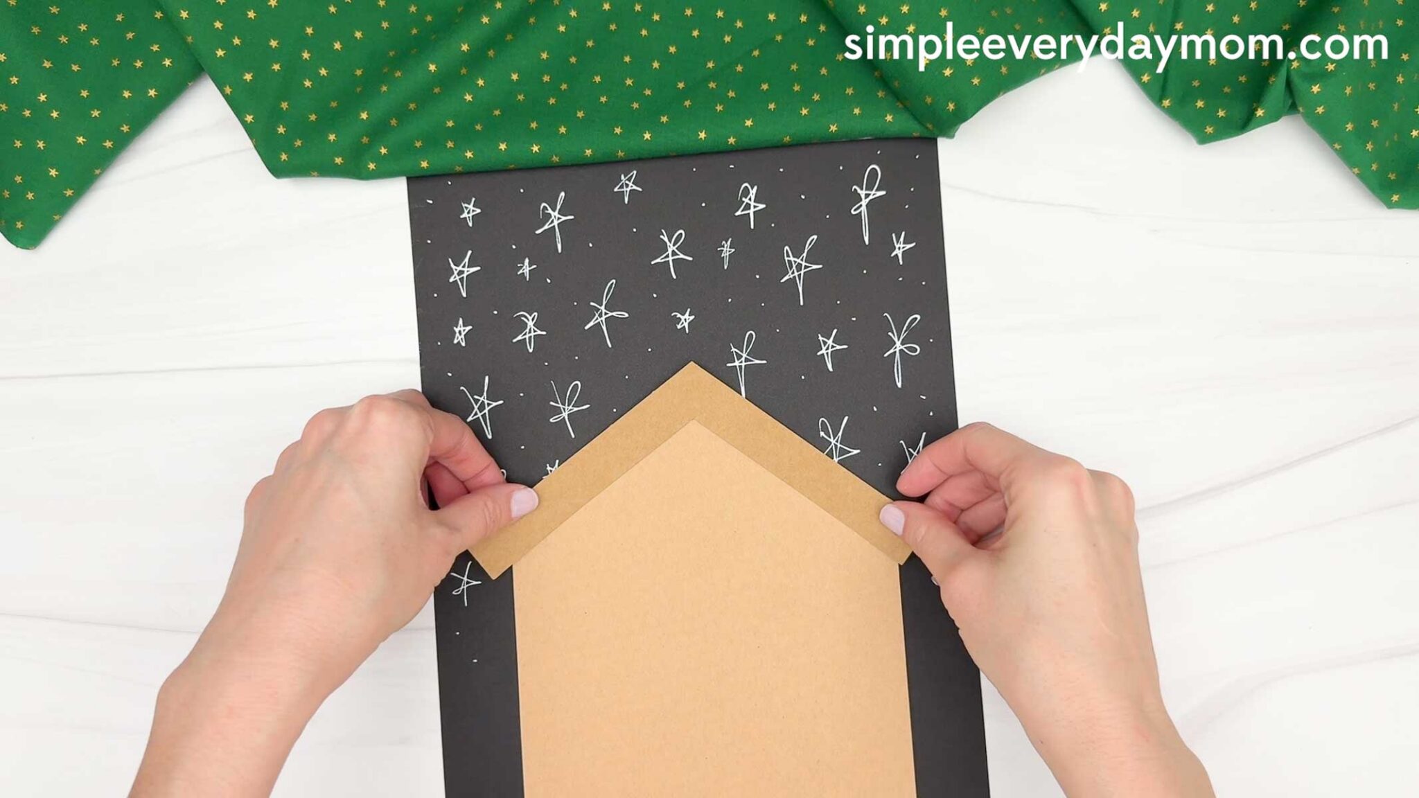 Baby Jesus In A Manger Craft for Kids [Free PDF Template]