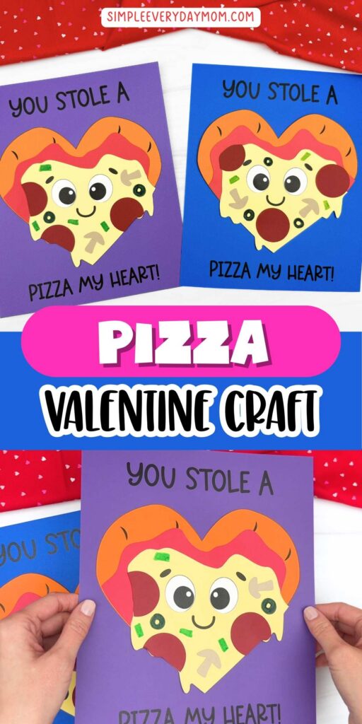 Valentine Pizza Craft for Kids [Free PDF Template]