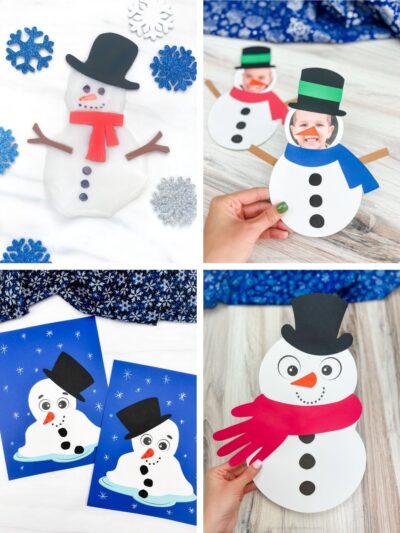 100+ Easy Winter Crafts for Kids with Free Printable Templates