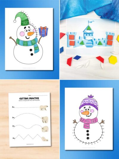 Free Printable Winter Dot To Dot Printables