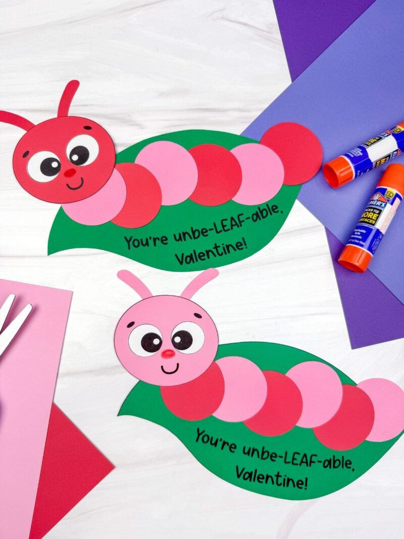 Make This Cute Cat Valentine Craft – Free Template Included!