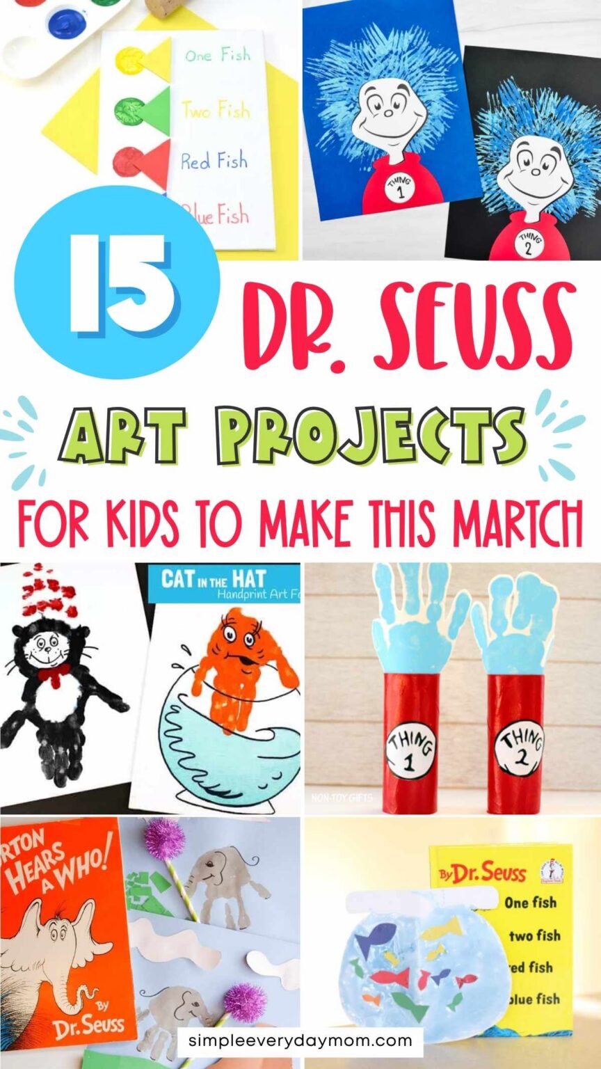 15+ Dr. Seuss Art Projects Kids Can Make and Share