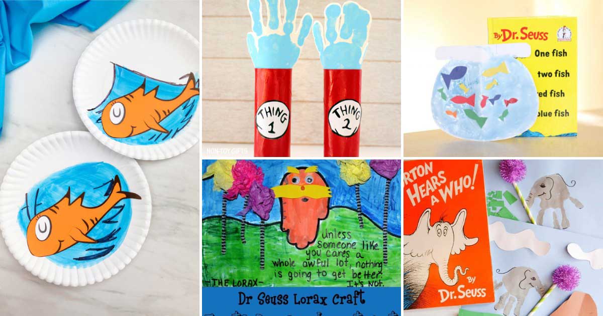 15+ Dr. Seuss Art Projects Kids Can Make and Share