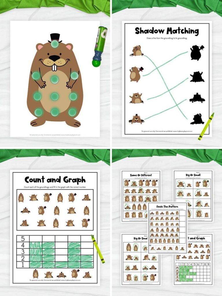 Free Printable Groundhog Day Mazes For Preschoolers