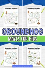 Free Printable Groundhog Day Mazes For Preschoolers