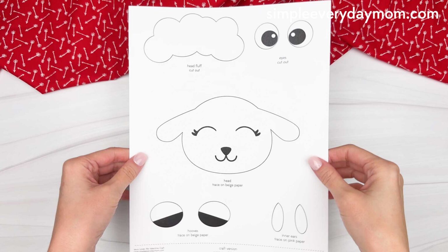 Jesus Loves Me Valentine Craft for Kids [Free PDF Template]