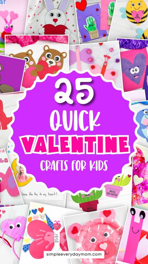 25 Quick Valentine Crafts Kids Can Make and Share with Love