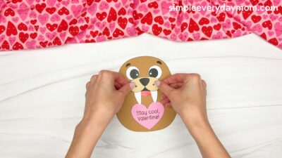 Walrus Valentine Craft for Kids [Free Printable Template]