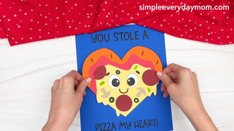 Valentine Pizza Craft for Kids [Free PDF Template]