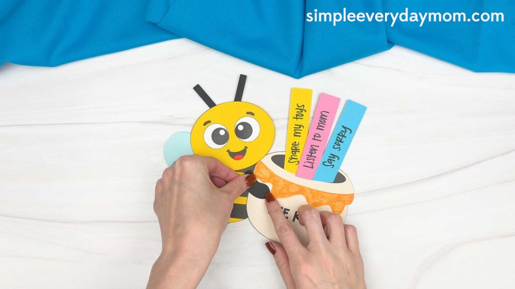 Bee Kind Craft for Kids [Free PDF Template]