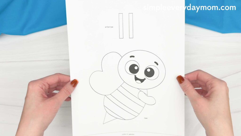 Bee Kind Craft for Kids [Free PDF Template]