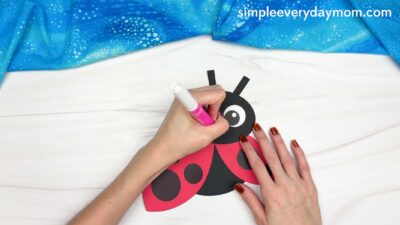 Ladybug Paper Craft for Kids [Free PDF Template]