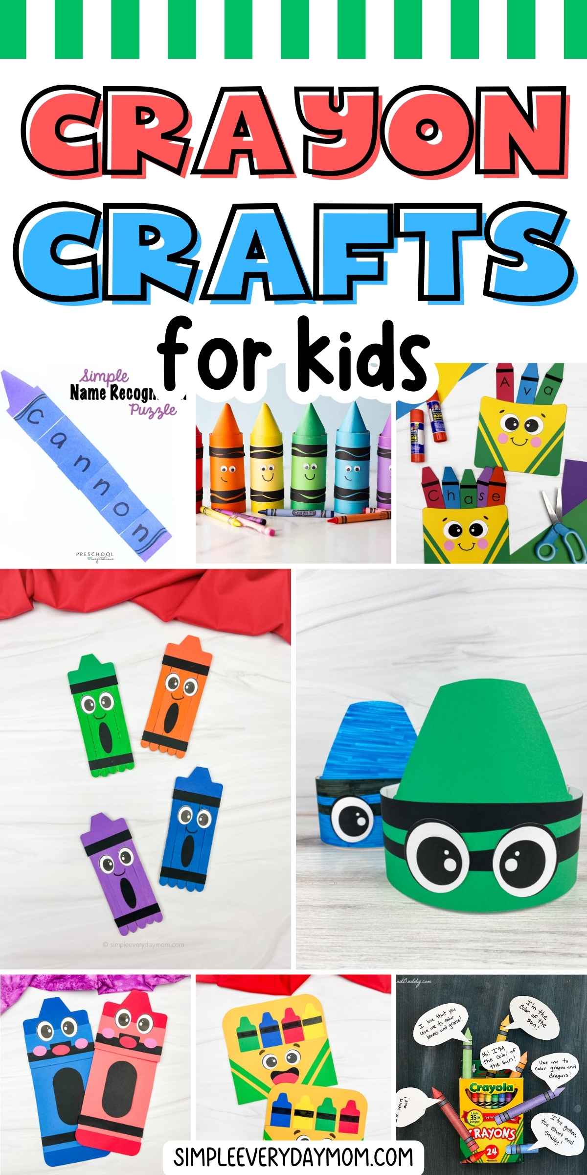 10 Crayon Crafts for Kids That Are Bright, Bold, and Perfect for Back ...