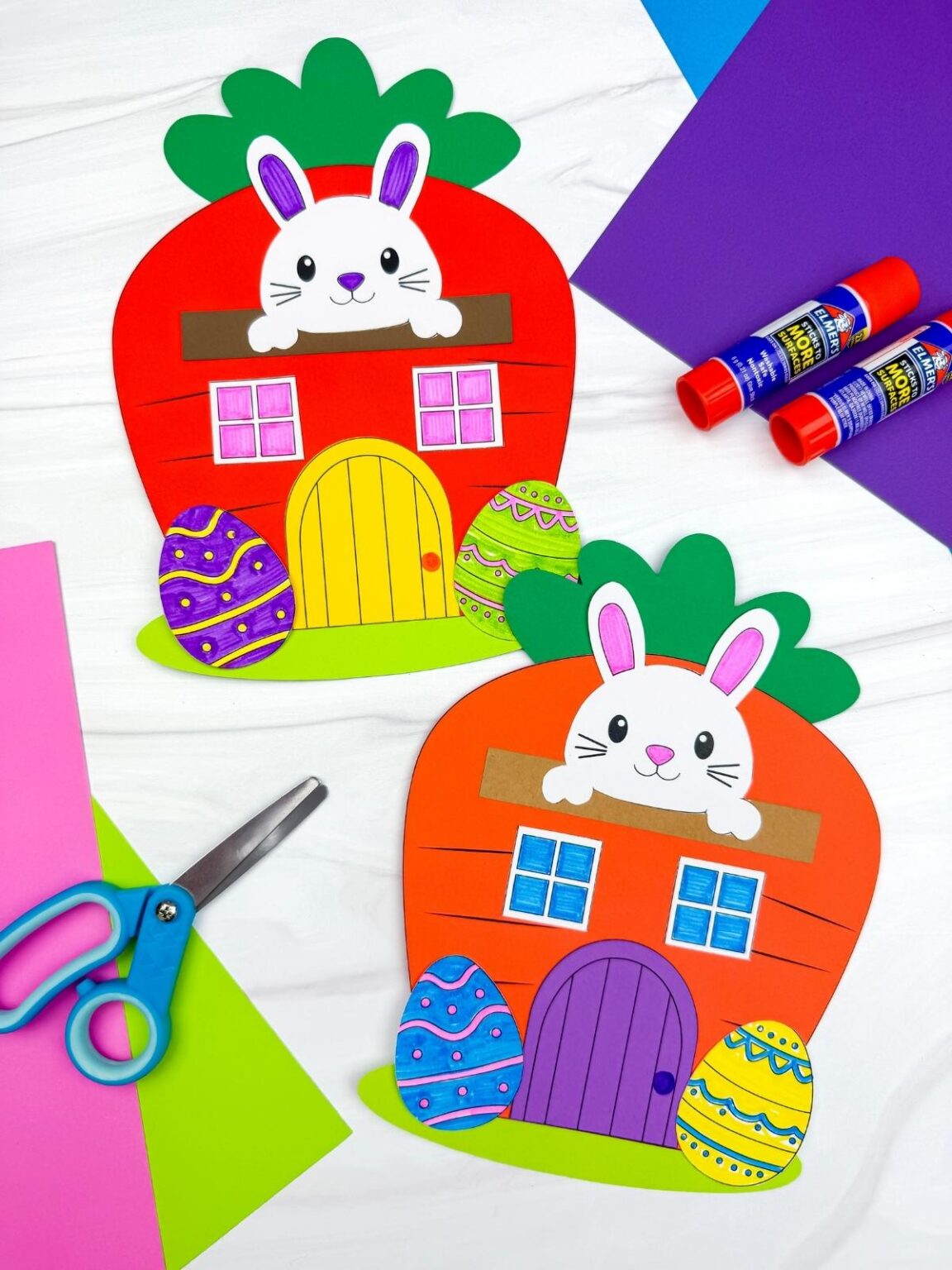 Olaf Paper Bag Puppet Craft For Kids [Free Template]