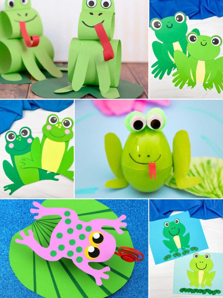 8 Fun + Simple Torn Paper Crafts For Kids (W/Templates)