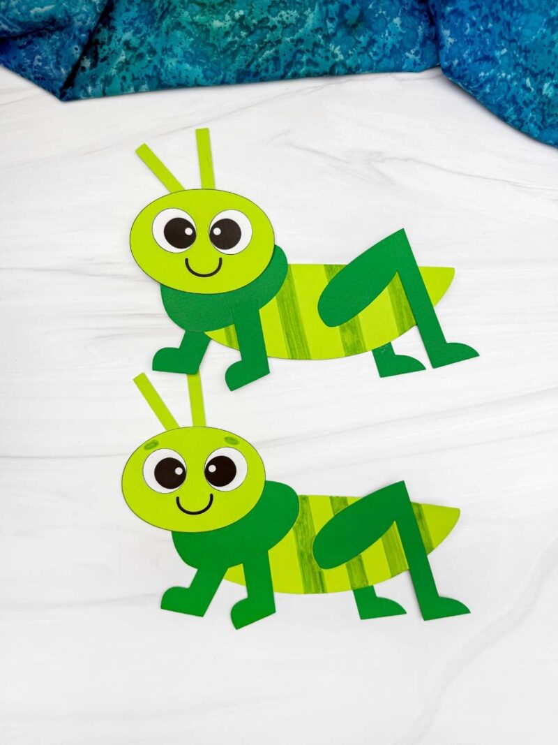 Grasshopper Craft for Kids [Free Printable Template]