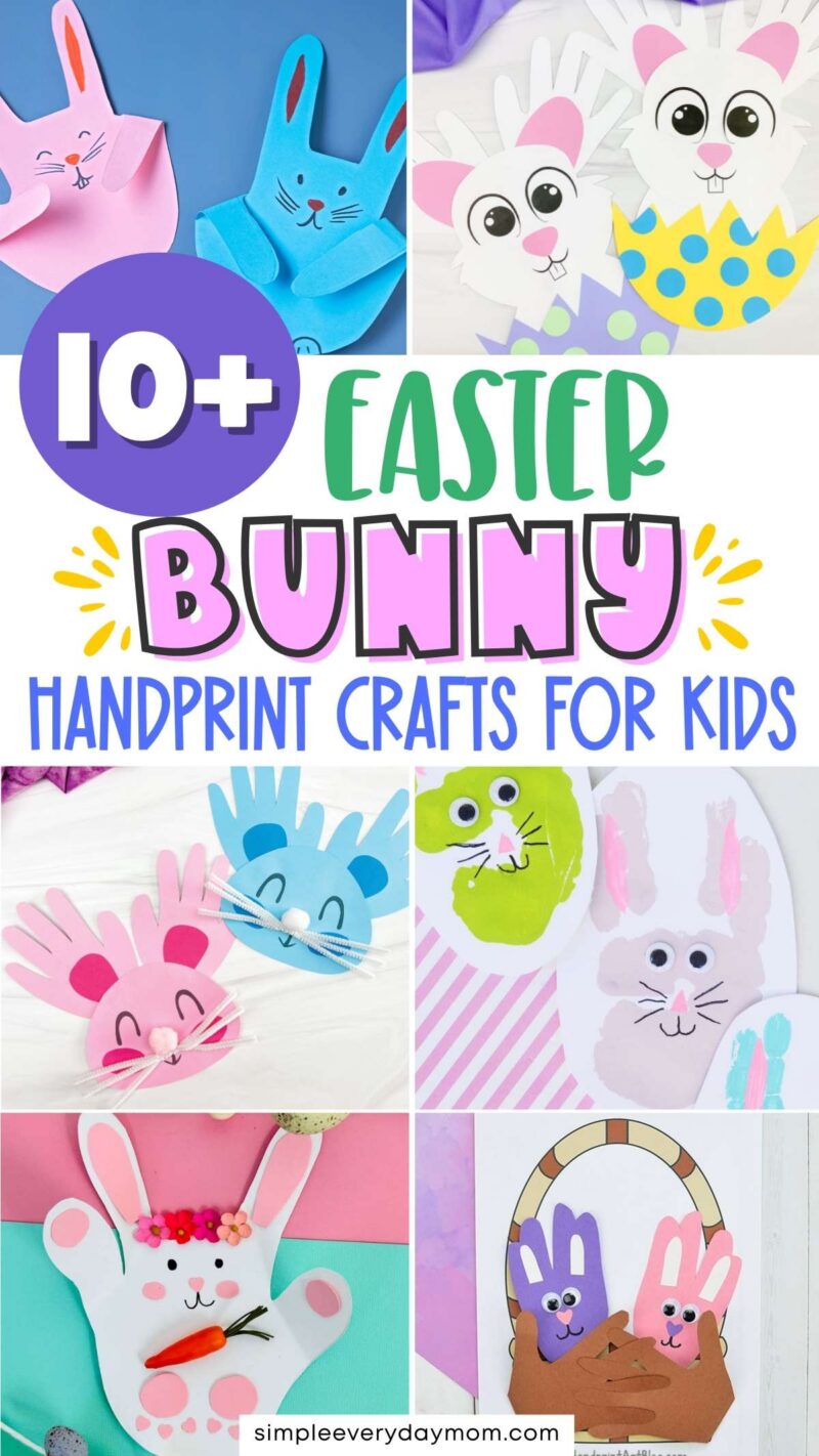 10+ Sweet Handprint Easter Bunny Ideas Kids Will Love