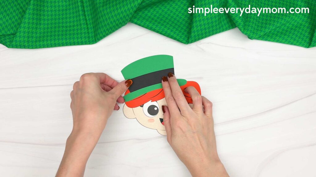 Girl Leprechaun Craft for Kids [Free Printable Template]