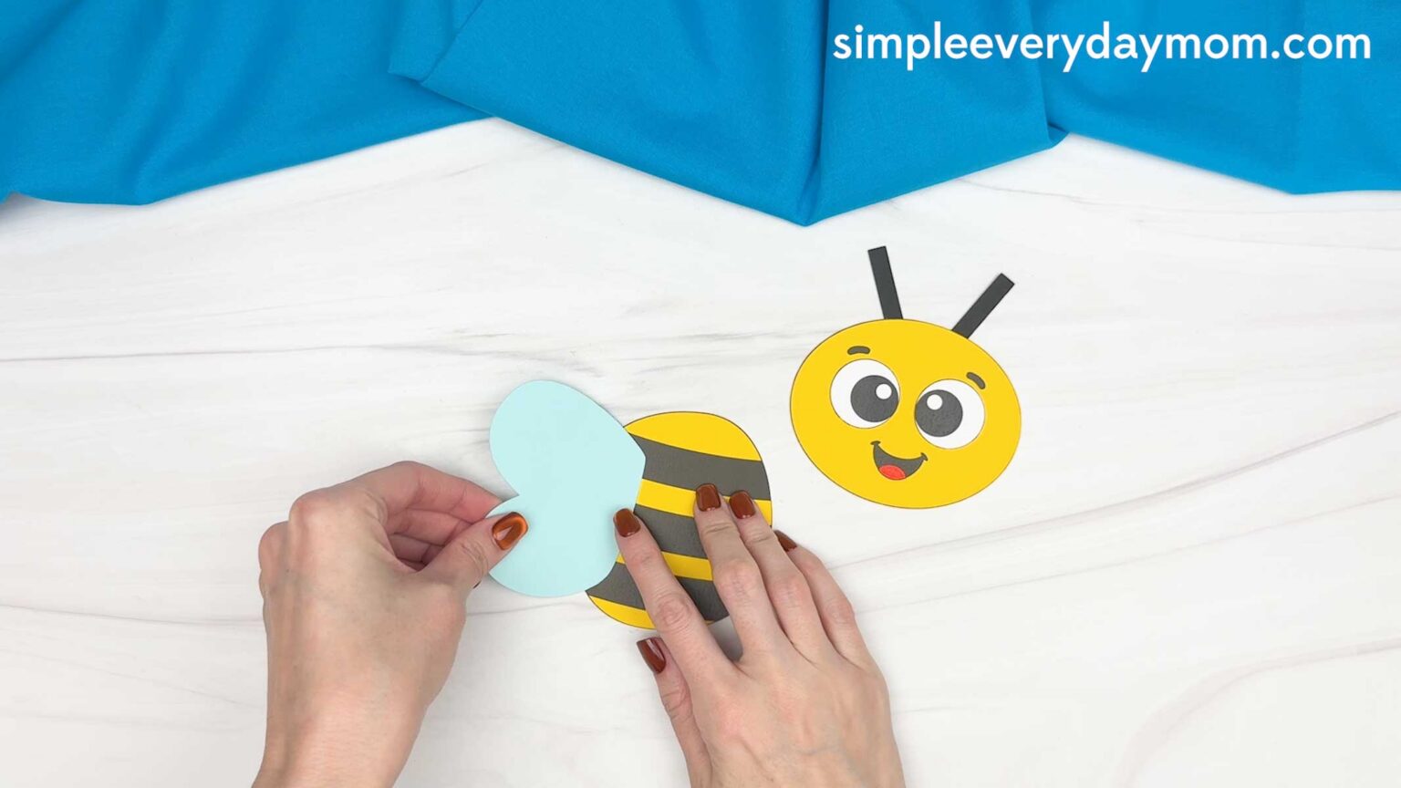 Bee Kind Craft for Kids [Free PDF Template]