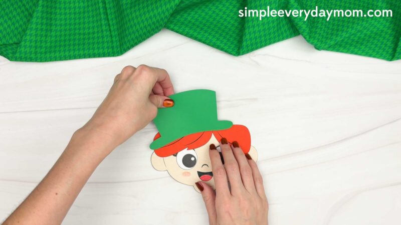 Girl Leprechaun Craft for Kids [Free Printable Template]