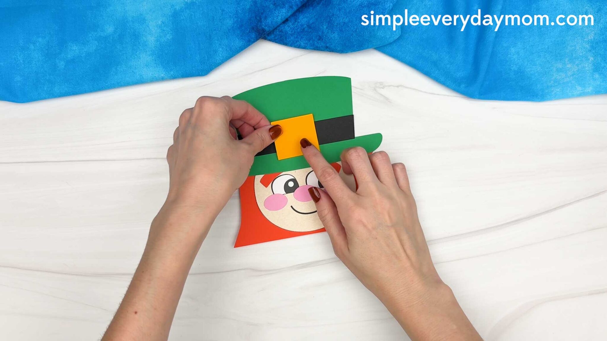 Sneaky Leprechaun Craft for Kids [Free PDF Template]