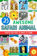 25 Safari Animal Crafts for Kids Who Love Wild Creatures