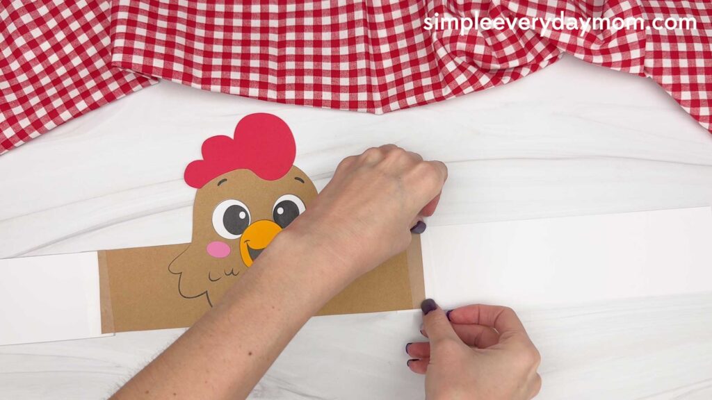 Chicken Headband Craft for Kids [Free Printable Template]
