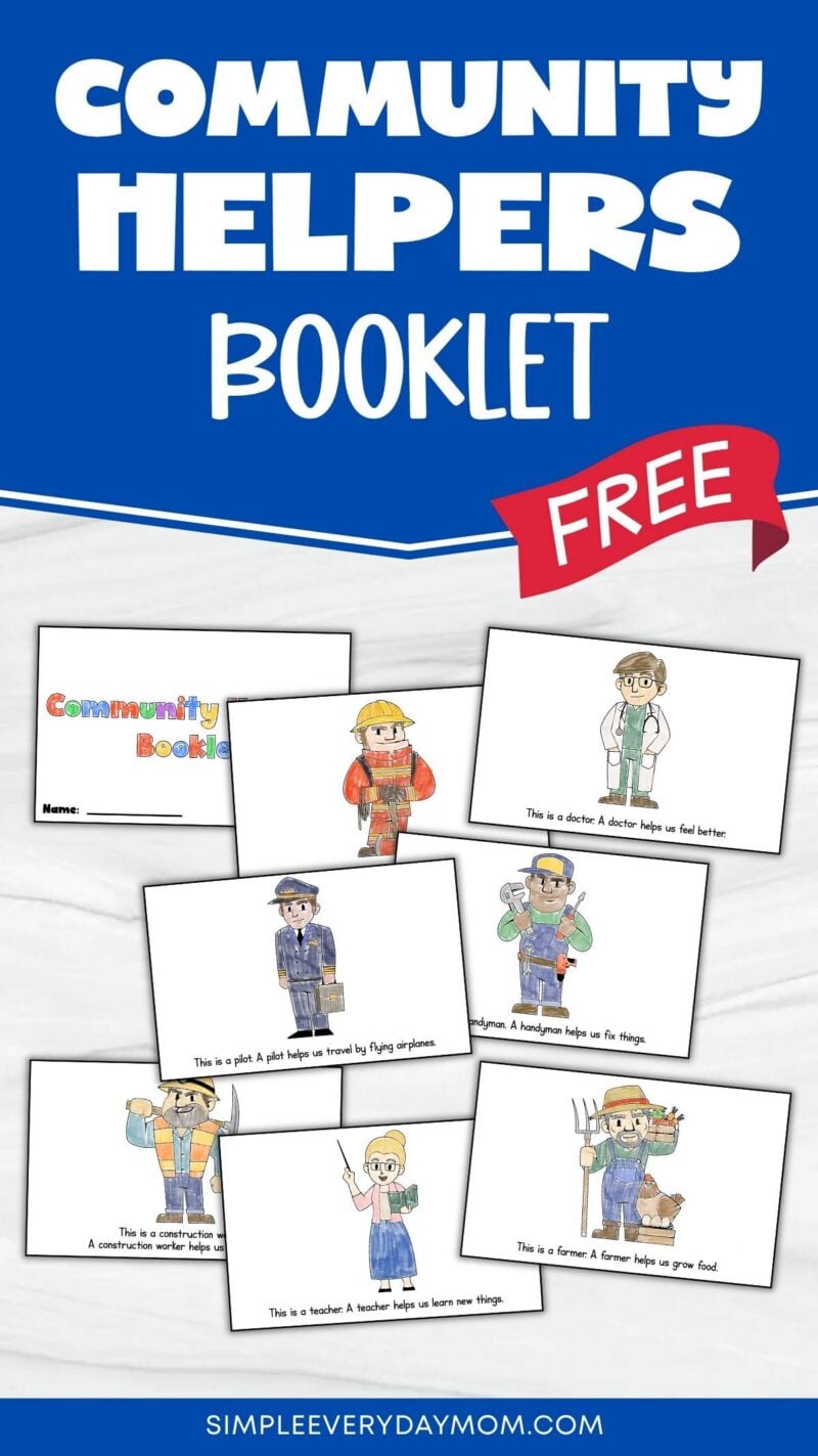 Community Helpers Booklet