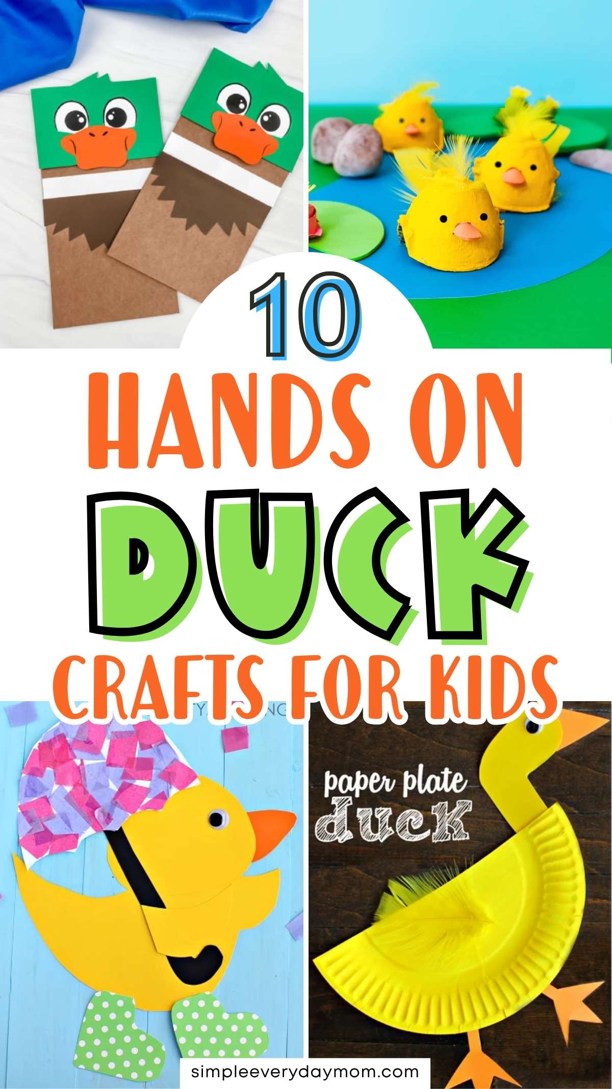 10 Hands-On Duck Crafts Kids Will Enjoy