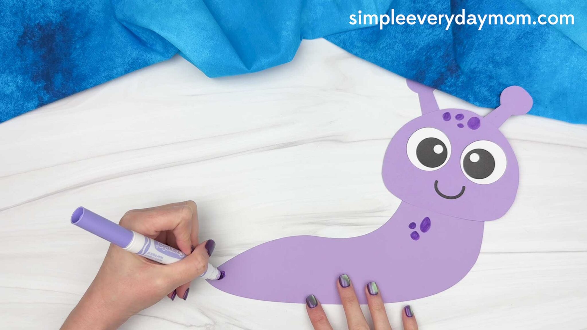Snail Paper Plate Craft for Kids [Free PDF Template]