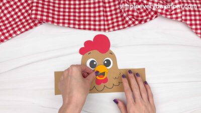 Chicken Headband Craft for Kids [Free Printable Template]