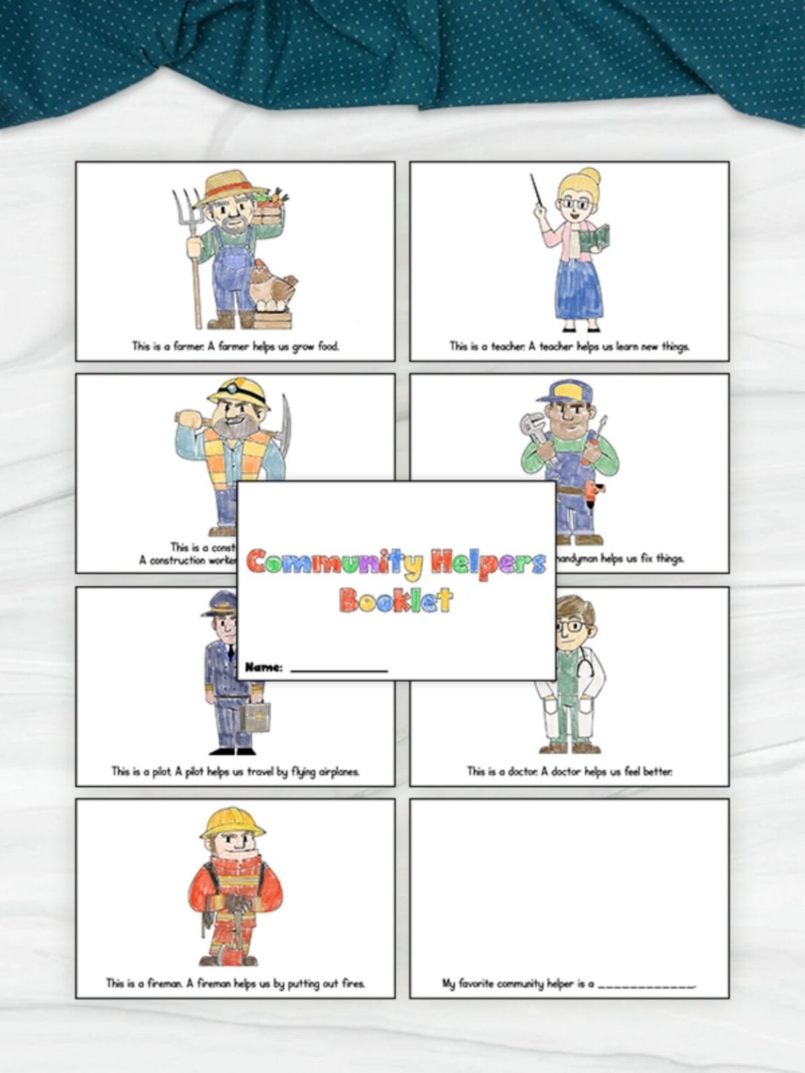 Community Helpers Booklet