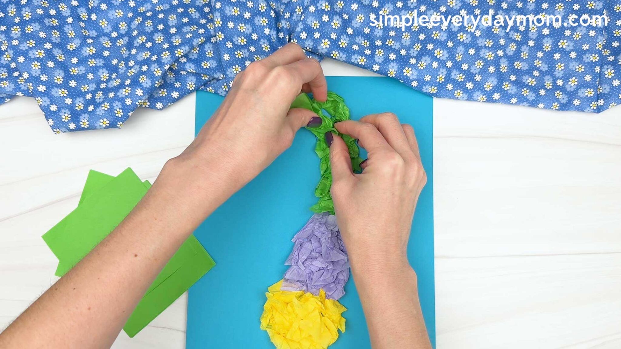 Dragonfly Tissue Paper Craft for Kids [Free PDF Template]